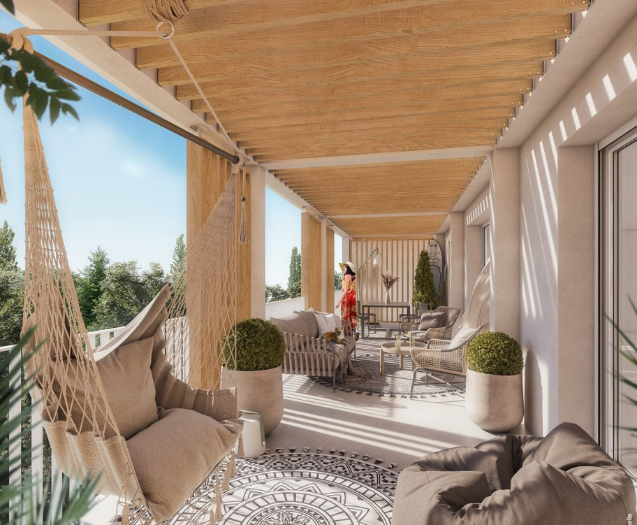 BEAU T3 NEUF DE 60M2 +AVEC UNE TERRASSE DE 20M2 - MARSEILLE