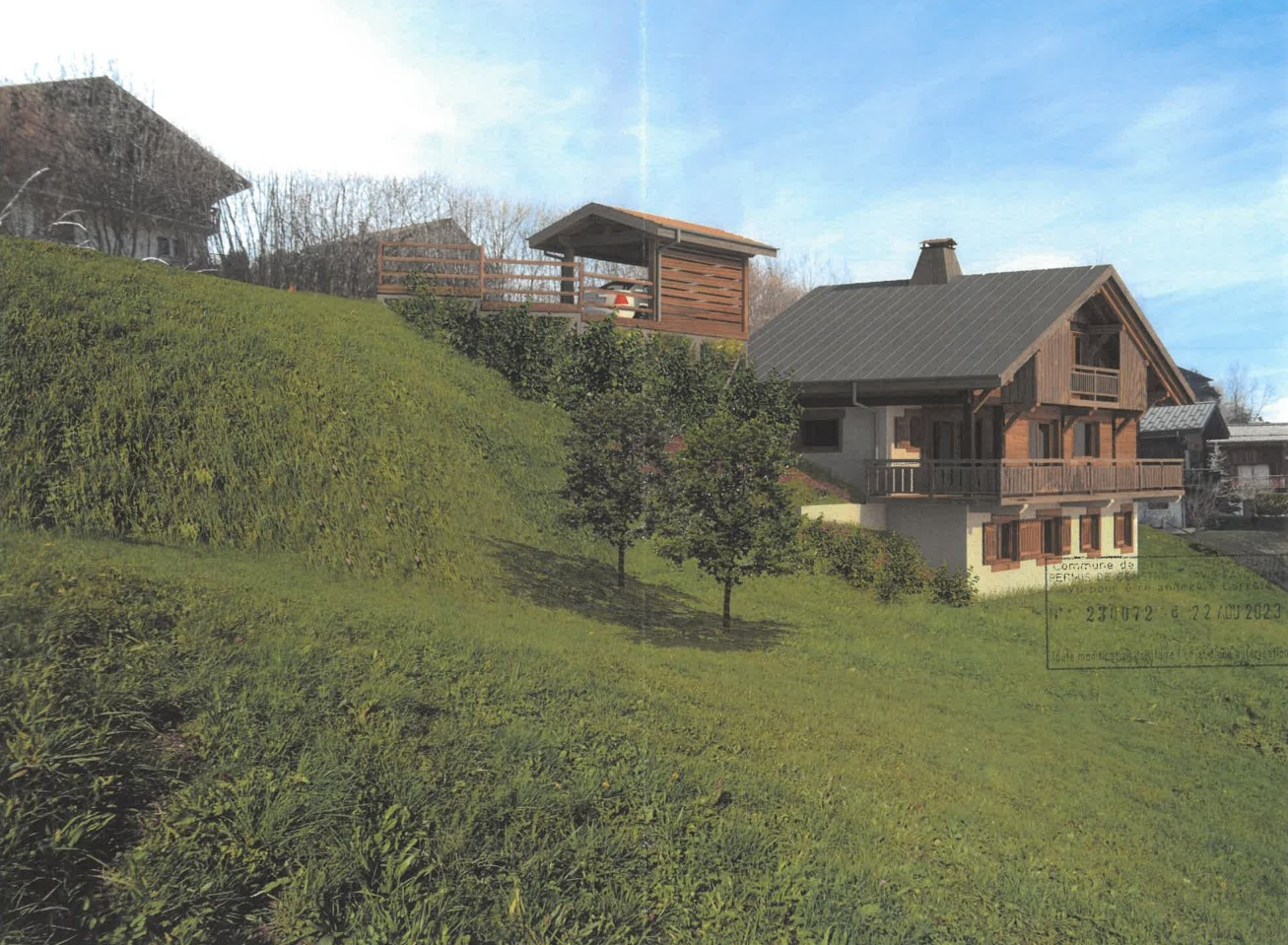 Chalet under construction - Panoramic views - Sphere Estates